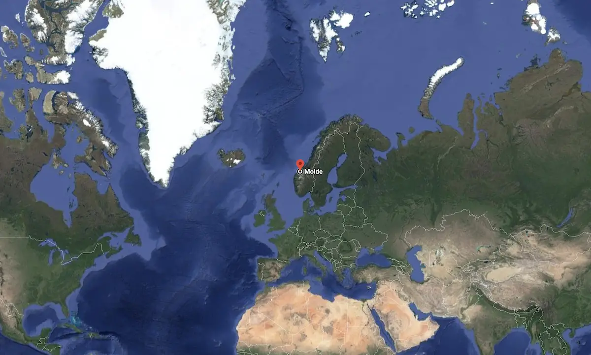 Molde, en Norvège, est l’une des villes les plus merveilleuses du pays ...
