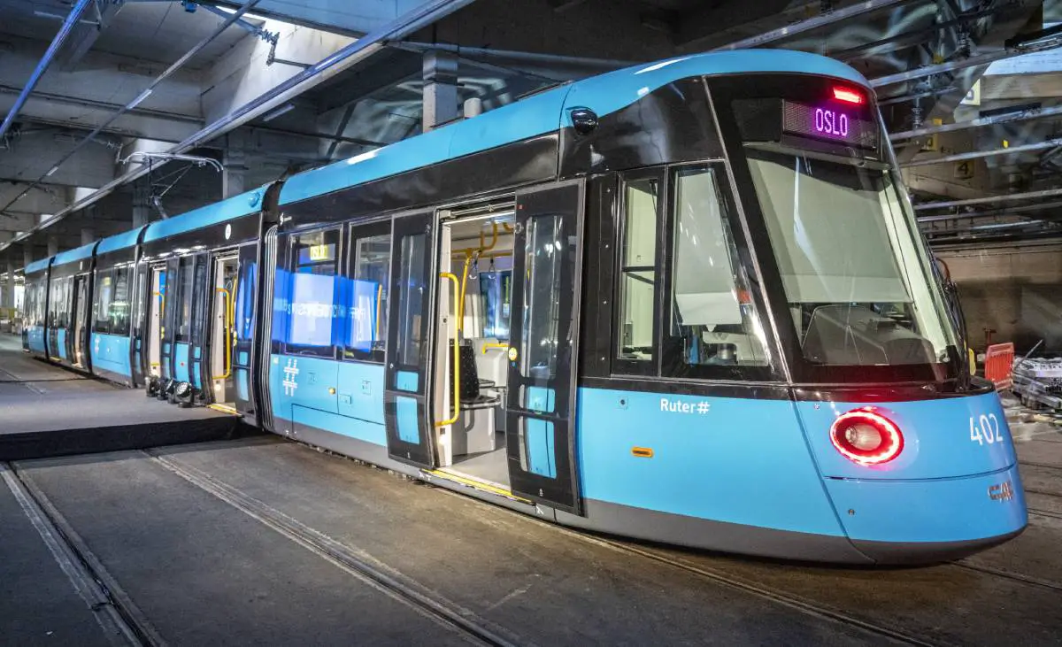 Arrivée du premier nouveau tramway à Oslo - Actualités de Norvège