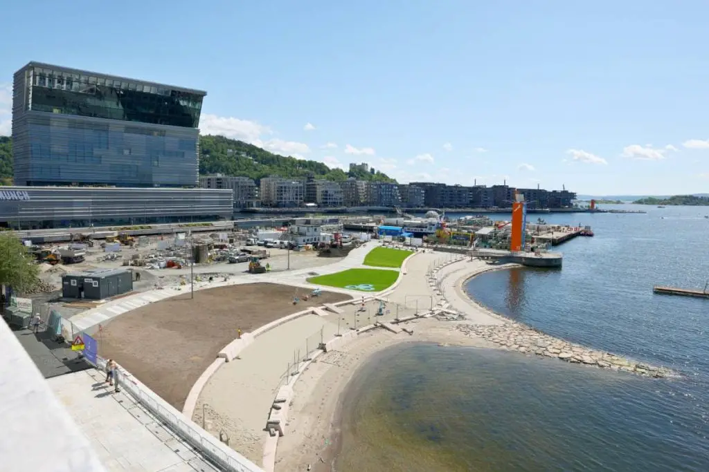 Operastranda : Oslo obtient enfin la plage de la ville à Bjørvika ...