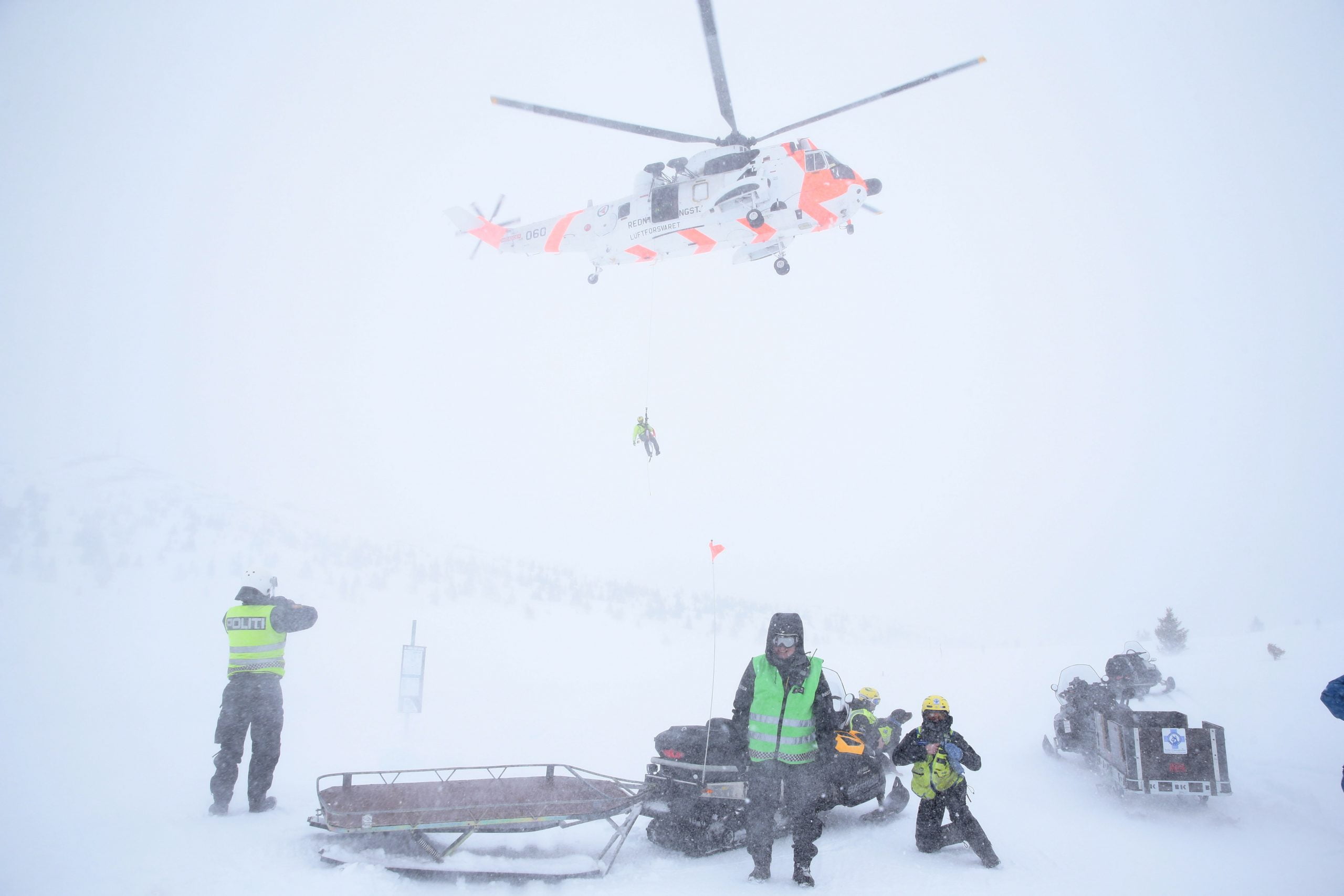 Encore beaucoup à faire en montagne pour la Croix-Rouge norvégienne ...